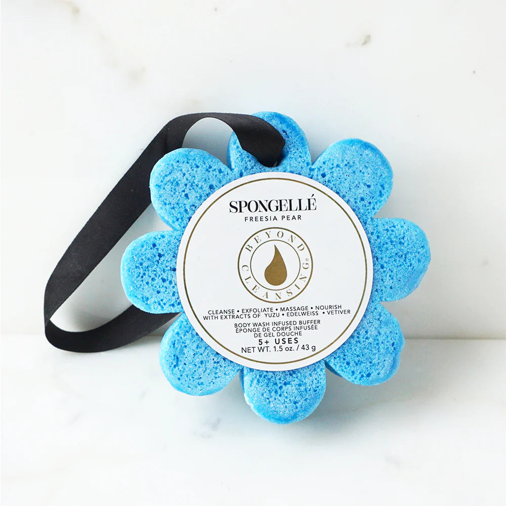 Freesia Pear | Wild Flower Bath Sponge – Golden Olive Company